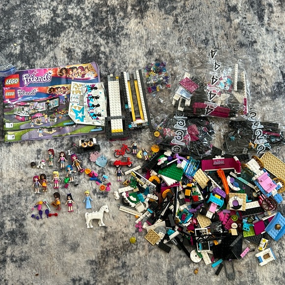 Lego | Toys | Lego Friends Lot Of Figures And Building Blocks | Poshmark